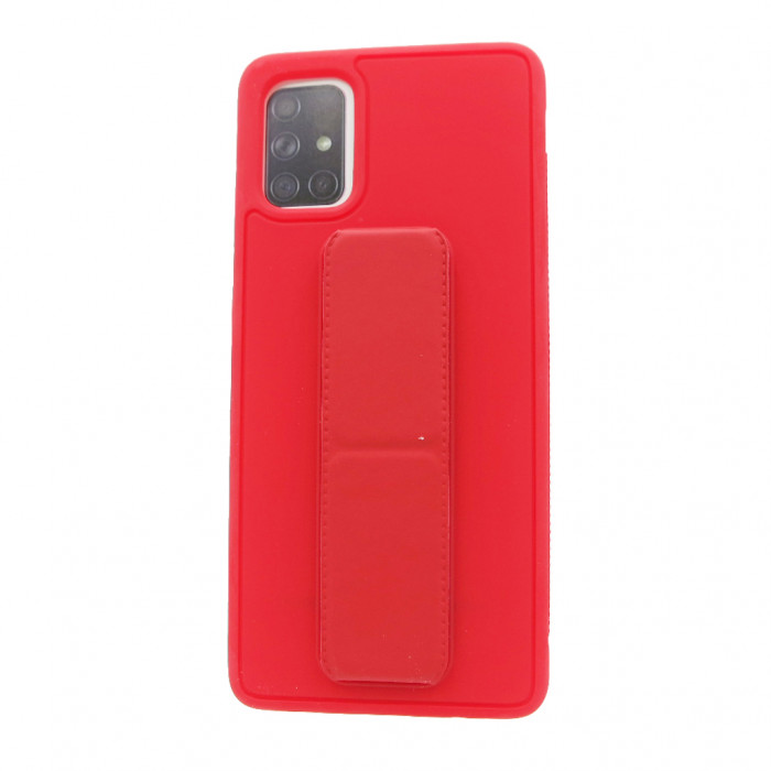 Futrola silikonska Stand-Holder Case za Iphone 11 crvena