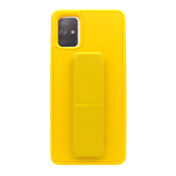 Futrola silikonska Stand-Holder Case za Iphone 11 Pro Max zuta