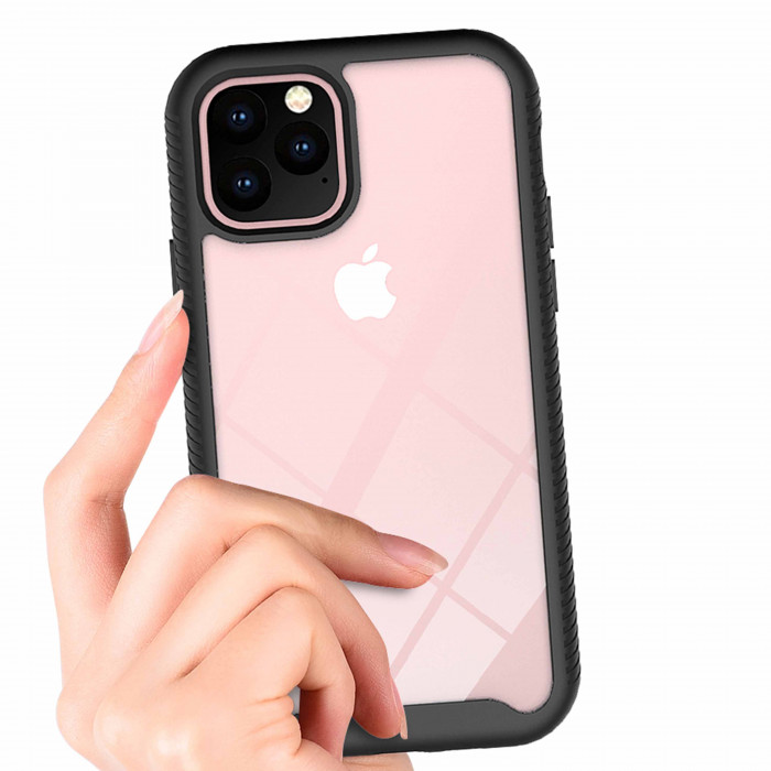 FUTROLA SILIKONSKA DEVIA SHARK 5 SHOCKPROOF CASE ZA IPHONE 11 PRO CRNA