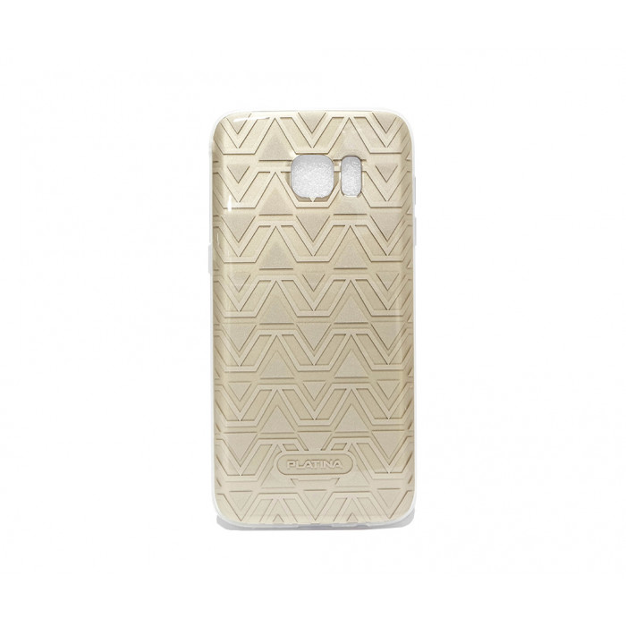 Futrola silikonska Platina Romboid za Iphone 6/6S 4.7 zlatna