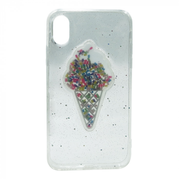 Futrola silikonska Ice Cream za Iphone X transparent