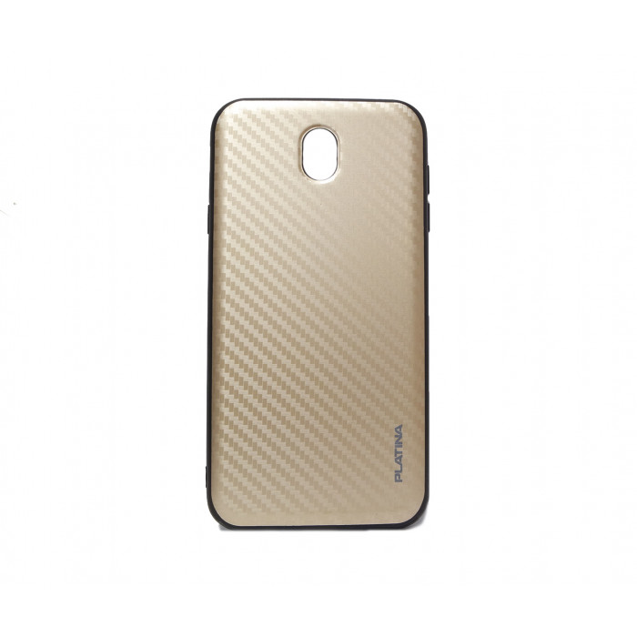 Futrola silikonska Platina Carbon za Iphone 7/7S Plus 5.5 zlatna