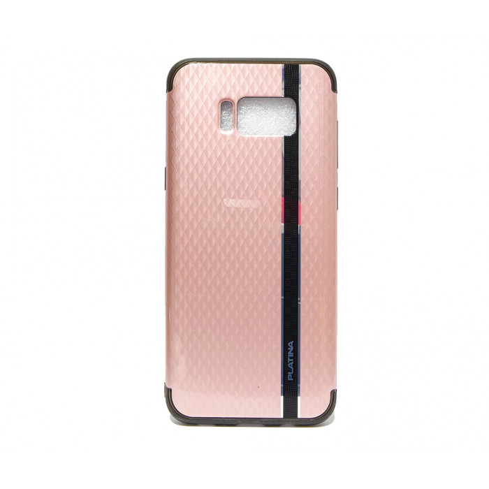 Futrola silikonska Platina Grid za Iphone 7/7S Plus 5.5 roze