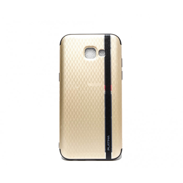 Futrola silikonska Platina Grid za Iphone 7/7S Plus 5.5 zlatna
