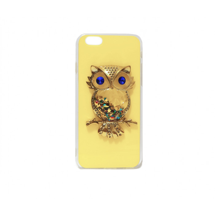 Futrola silikonska Shine Owl za Iphone 7/7S Plus 5.5 zlatna