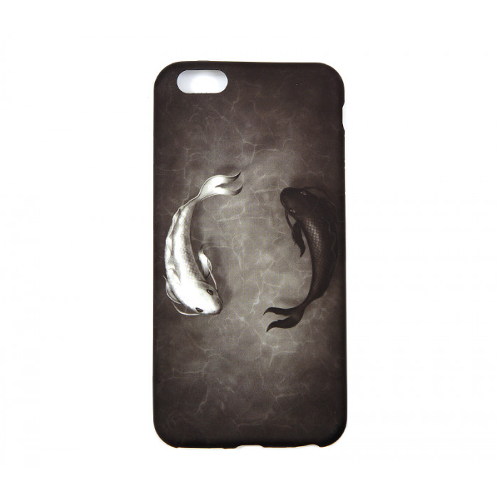 Futrola silikonska Dark Shine za Iphone 6/6S Plus 5.5 Fish siva