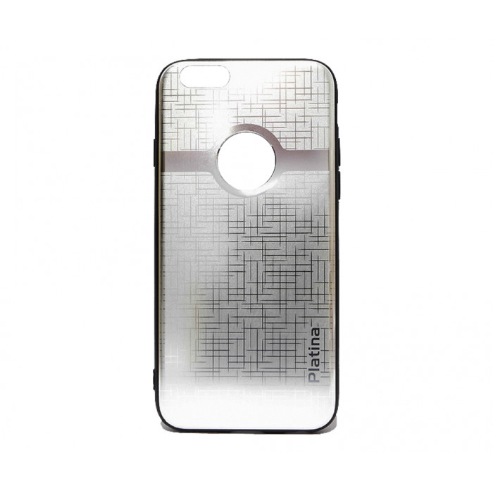 Futrola silikonska Platina PL-26 Lines za Iphone 6/6S Plus 5.5 srebrna