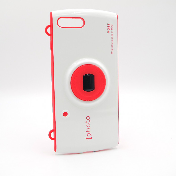 Futrola silikonska Camera za Iphone X bela