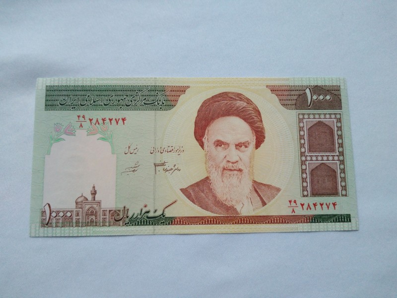 Iran 1.000 rijala UNC