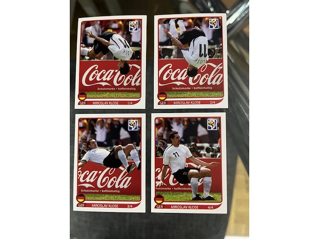 Panini SP 2010- Coca-cola set Miroslav Klose