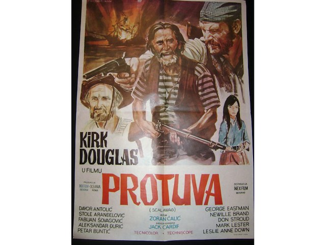 Filmski poster PROTUVA Kirk Douglas