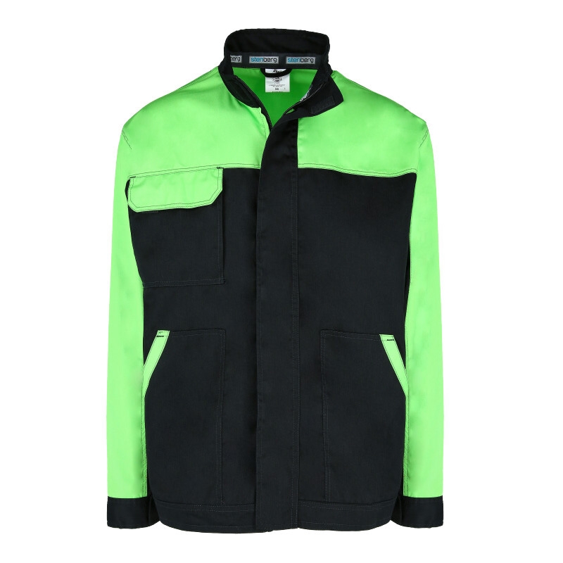 Bluza STENBERG LAKE (crna-neon zelena) 10%