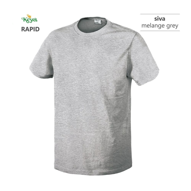 Majica Rapid MC 150 melanž siva