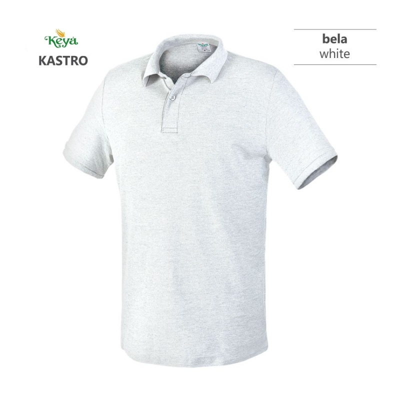 Polo majica Kastro MPS 180 bela