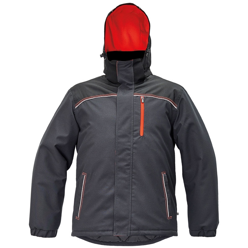 Knoxfield zimska jakna (sivo-crvena)