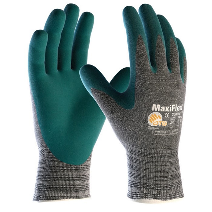 Rukavice ATG MaxiFlex Comfort KW Palm Coated 34-924