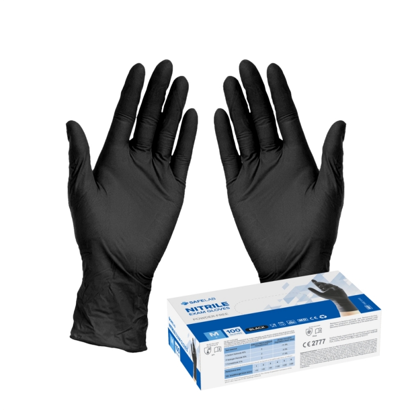 Rukavice Intco Nitrile Black