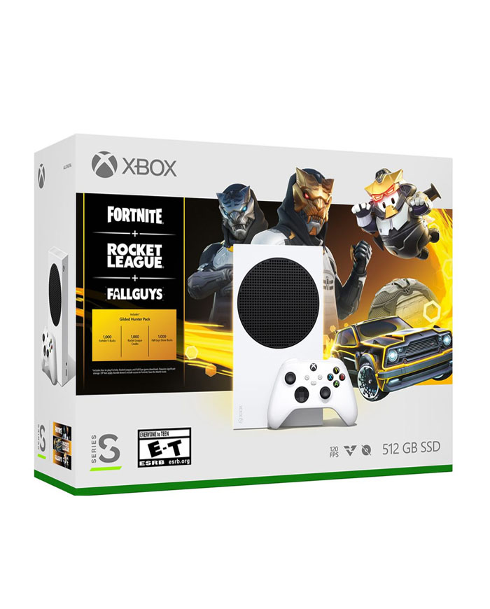 DEČJA KONZOLA XBOX SERIES S 512GB + FORTNITE+ ROCKET LEAGUE + FALL GUYS HOLIDAY BUNDLE Microsoft