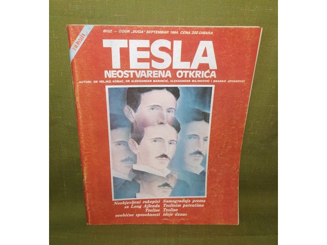 TESLA NEOSTVARENA OTKRIĆA * ČASOPIS GALAKSIJA