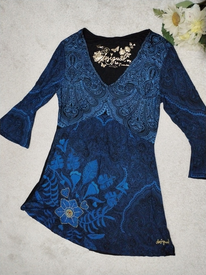 DESIGUAL plavocrna haljina
