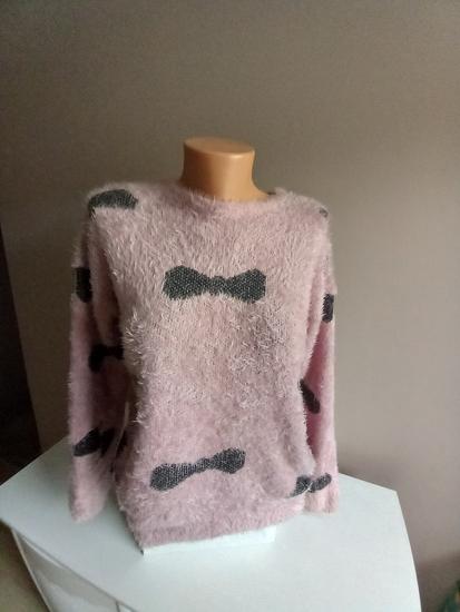 Džemper u puder roze boji L