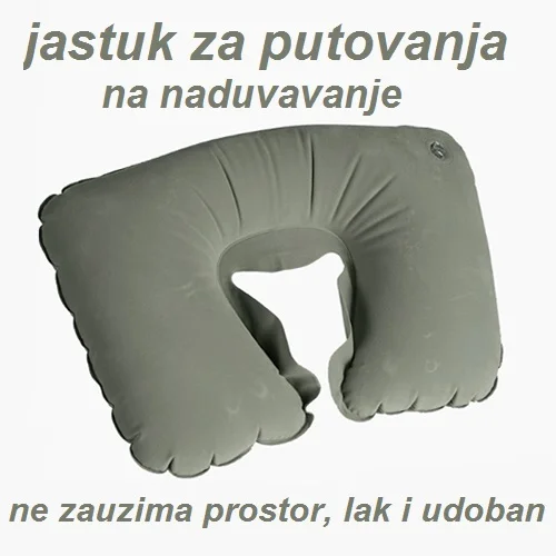 Set za putovanje jastuk za vrat + maska za oči