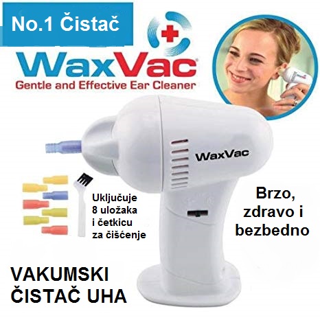 WAX VAC – vakumski čistač ušiju – idealan za dečije uho