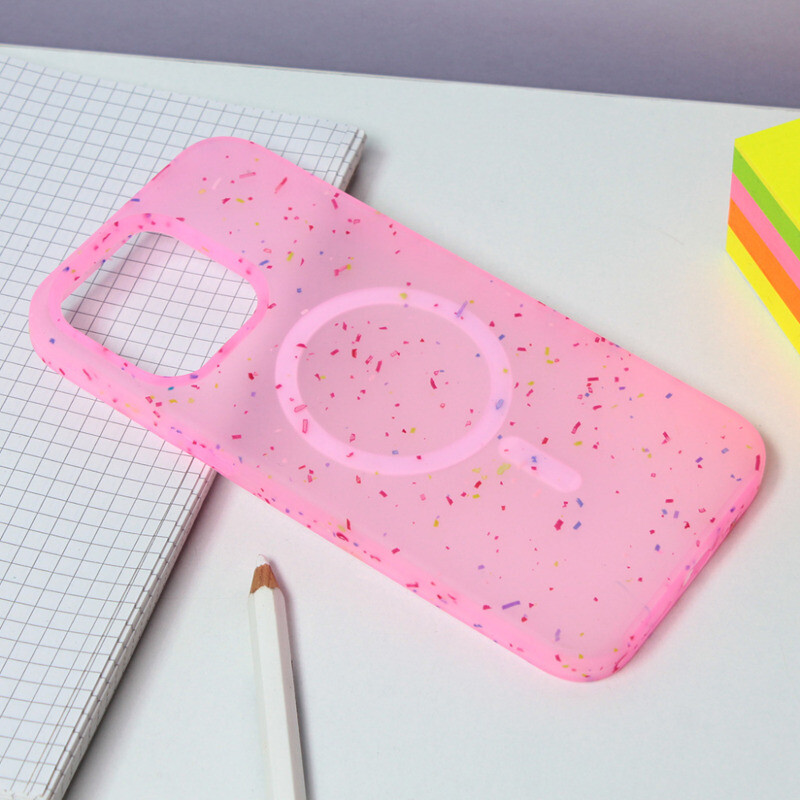 Maskica Colorful Magsafe za iPhone 14 Pro Max 6.7 roze