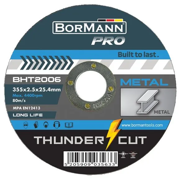 Rezna ploča za metal “THUNDER-CUT“ – BORMANN PRO BHT2006