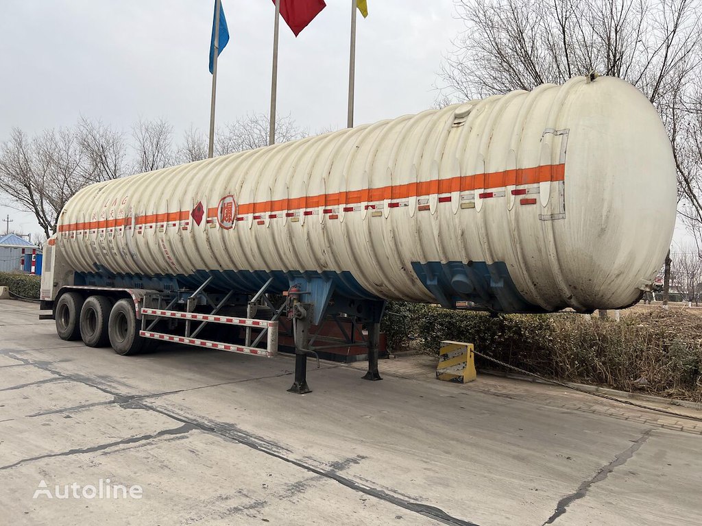 3 axles LNG LPG CNG tank trailer cisterna za gas