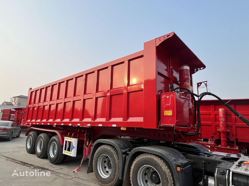 Nova 3 axles 50t mining dump trailer prikolica kiper