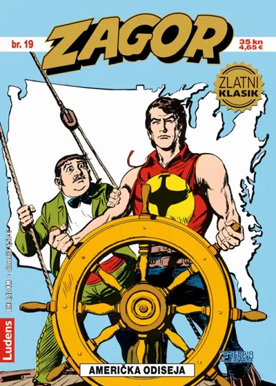 Ludens Zagor zlatni klasik 19 korica A: Američka odiseja