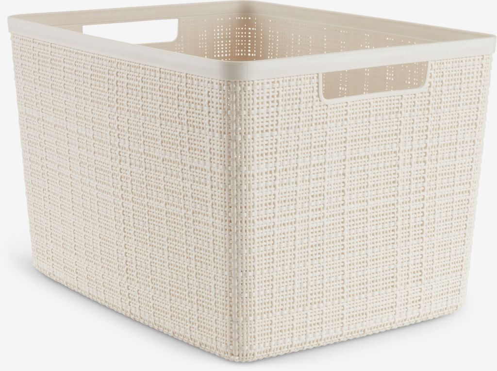Korpa JUTE 20 ltr. plastika prljavo bela