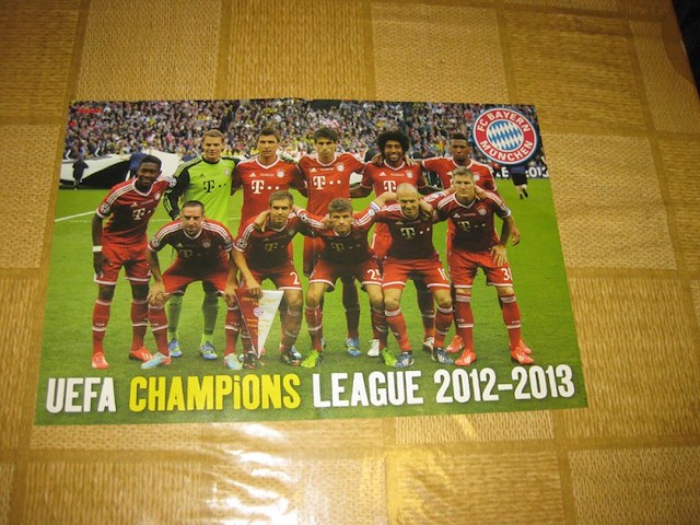 Poster (dvostrani) FC Bayern, Paul Wesley