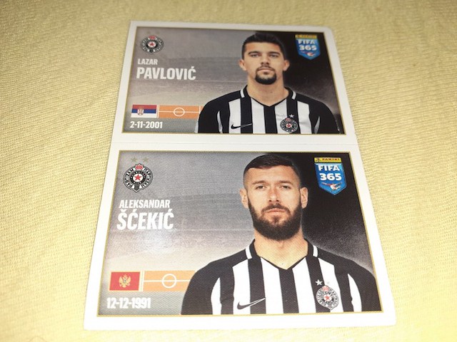 FIFA 365 2022 broj B22  -  PAVLOVIĆ, ŠĆEKIĆ