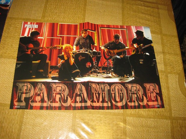 Poster (dvostrani) Paramore, Green Day