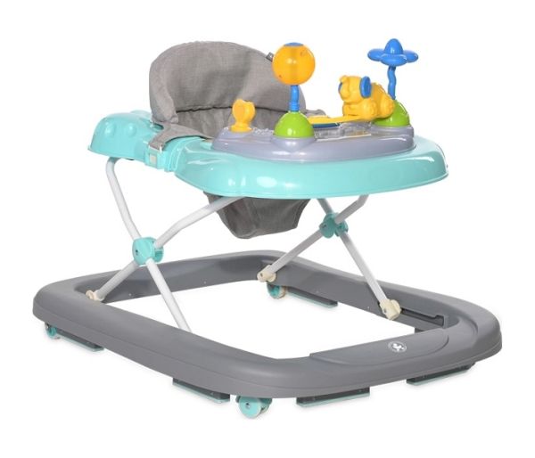 Lorelli dubak za bebe Happy Land – Lagoon (tirkizno-sivi), 10120430014