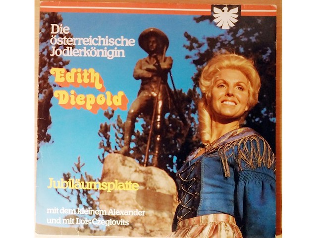 etno LP: EDITH DIEPOLD - Jodlerkonigin (1979) AUTOGRAM