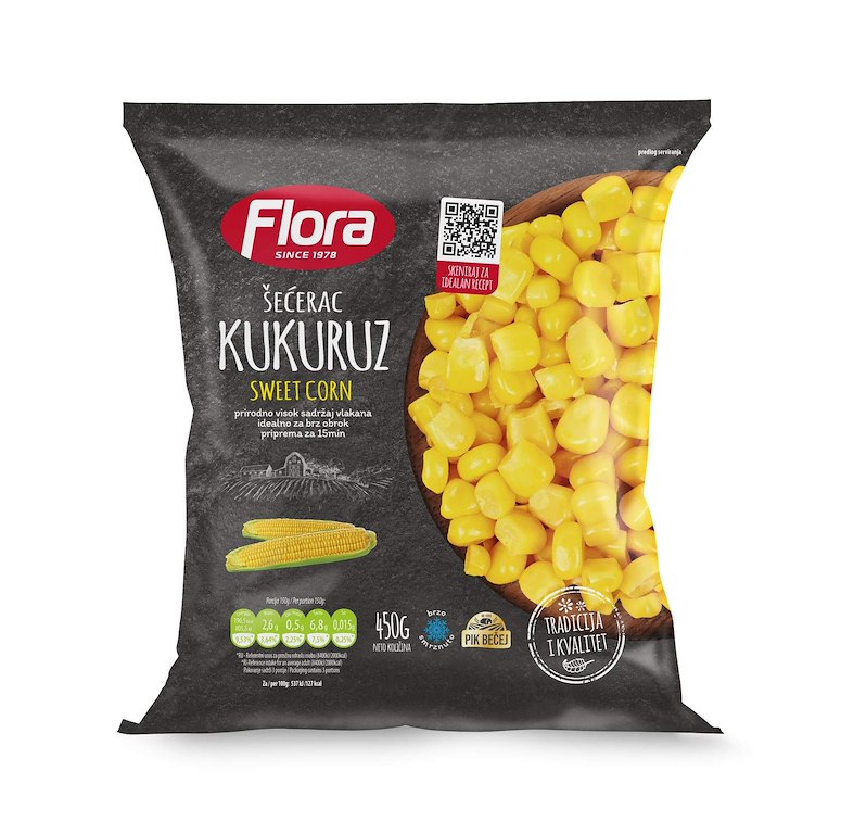 Flora kukuruz šećerac 450g Flora