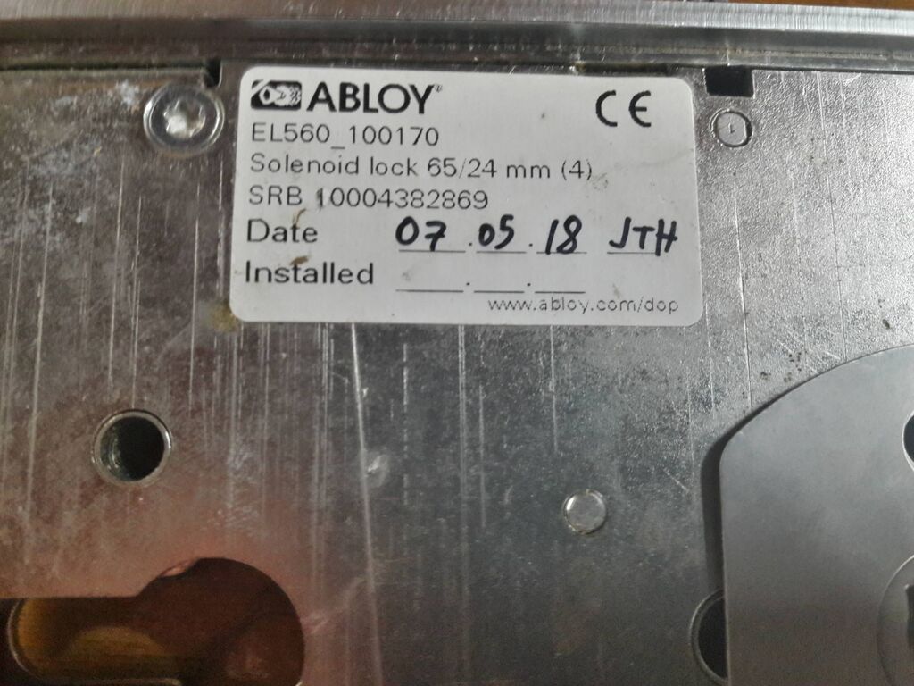 Elektricna brava Abloy EL560 . Poznate firme Abloy