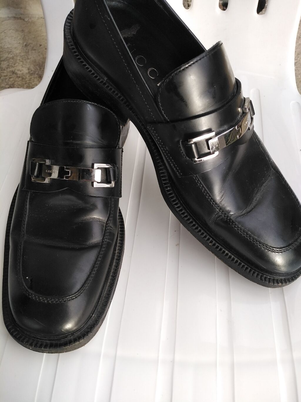 GUCCI kozne cipele, made in Italy. Vel. 6 1/2 D. (unutrasnje gaziste