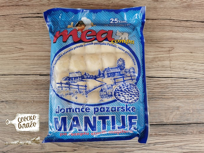 Mantije sa mesom 730gr – smrznuto