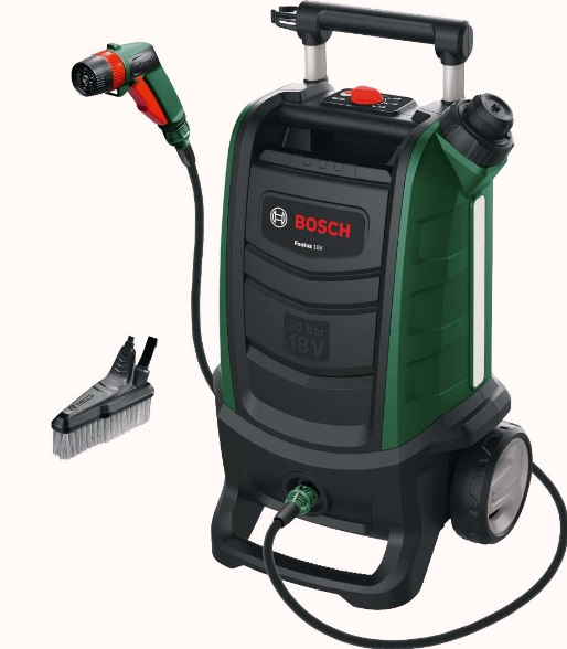 Bosch Fontus 2.0 perač pod visokim pritiskom 18V Solo; bez baterije i punjača (06008B6102)