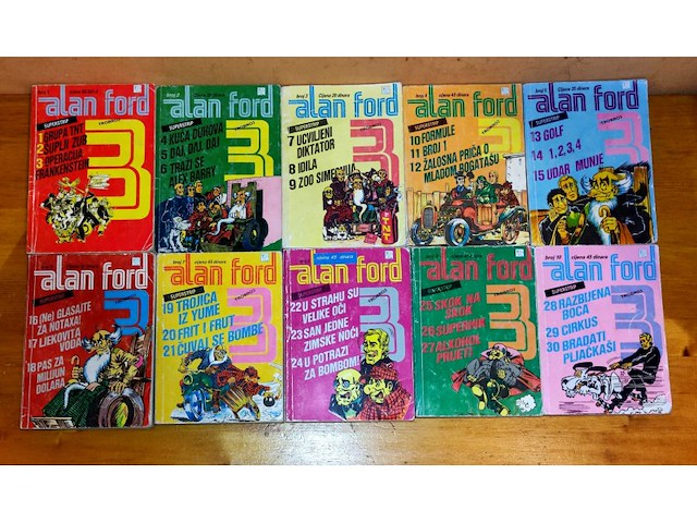 ALAN FORD TROBROJI 1-10