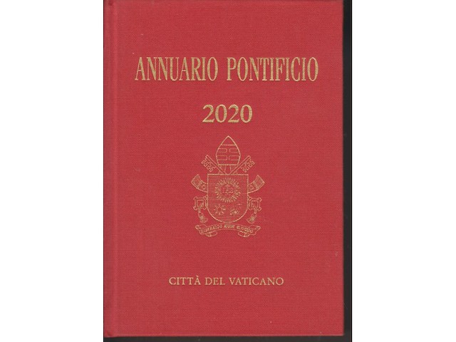 ANNUARIO PONTIFICIO + slika pape FRANCISKA + 2394 str.