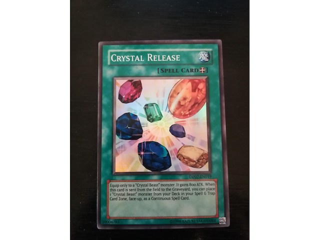 Yu-GI-OH!-  Crystal Release (Super rare)