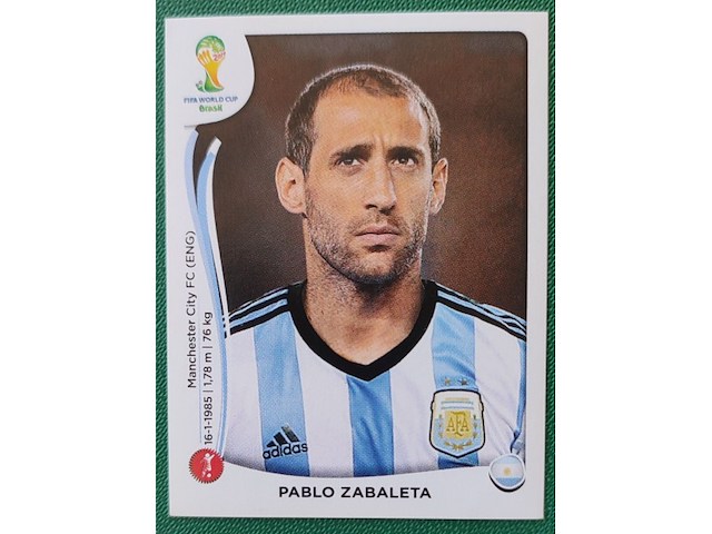 Brazil 2014 - Panini sličica broj 415