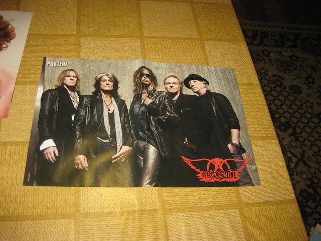 Poster (dvostrani) Aerosmith, Big Time Rush