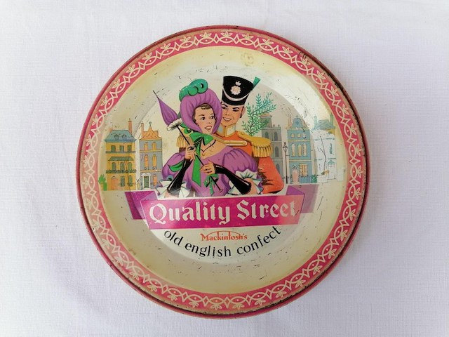 Prazna limena kutija - Mackintosh`s Quality Street c)