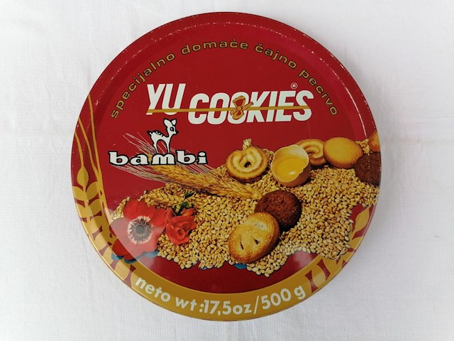 Prazna limena kutija - YU COOKIES Bambi